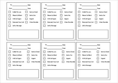 Phone message templates with excel | Free download